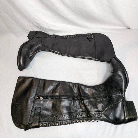 Vince Camuto | Shoes | Vince Camuto Vc Women Leather Studded Equestrian ...